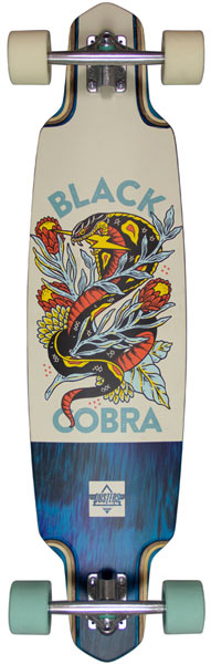 Dusters Black Cobra Complete Longboard- WSS Skate Shop