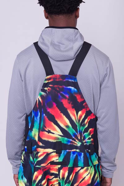 686 Mens Frontier Snow Bib Pant 2024 in Grateful Dead Tie Dye...