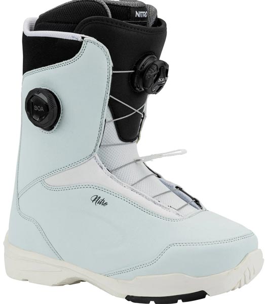 Nitro Ladies Scala Boa Snowboard Boots Ice White 2025 | WSS...