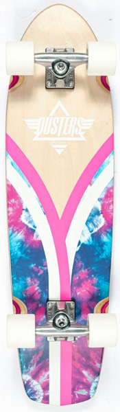 Dusters Flashback Tie Dye 31"" Cruiser Skateboard - WSS Skate...