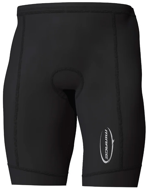 MIrage Mens Wetsuit Shorts Black | Shop Sydney