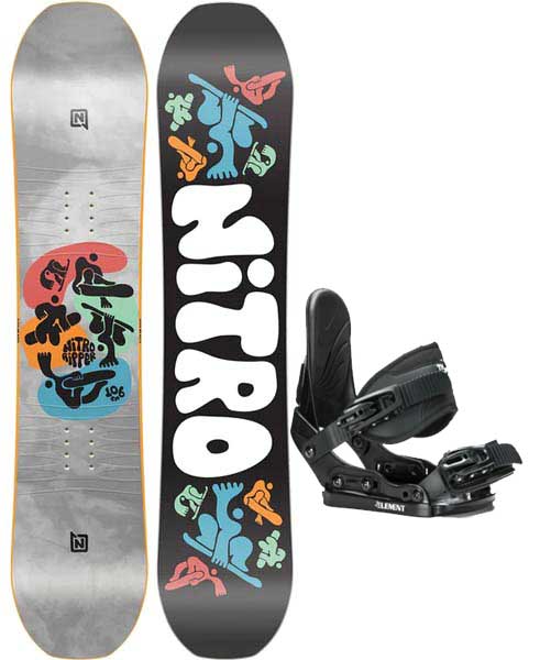 Nitro Arial Ripper kids Snowboard w Bindings | WSS Snow Store