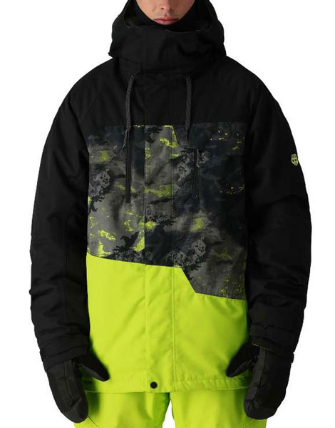 686 Geo Insulated Colourblock jacket - Wilderness Sea n Ski