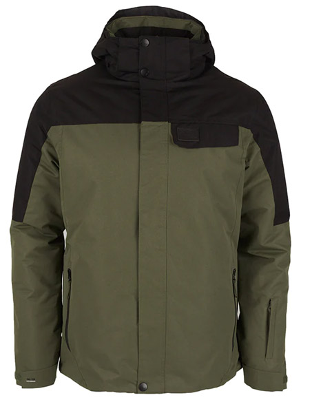 XTM Miles Mens Snow Jacket Plus Size Winter Moss | WSS Snow Store