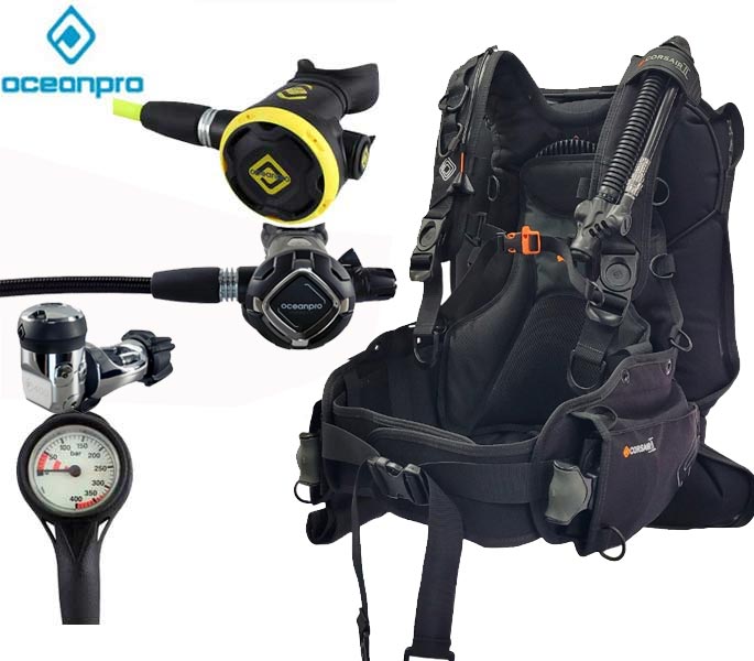 Oceanpro Corsair 2 BCD, Osprey II F400 Dive Package - WSS...